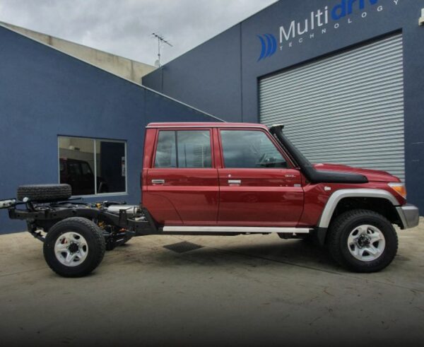 500mm Chassis Extension: Toyota Landcruiser LC79 Dual Cab